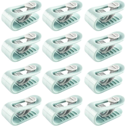 12 Pieces Duvet Cover Clips, Quilt Cover Clips, Bed Sheet Clip, Anti ...