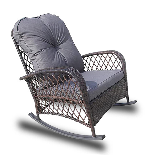 Garden Rattan Rocking Chair Relax Rocker Chair on OnBuy