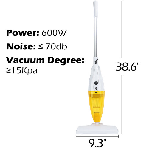 Stick Vacuum Cleaner Bagless 600W - 2 in 1 Upright & Handheld on OnBuy
