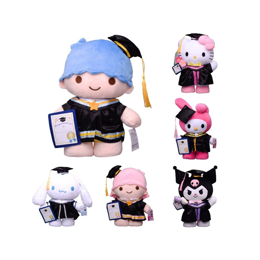 13in Sanrio New Kuromi Melody Graduation Plush Toy Cute Stuffed Doll Grad Gift on OnBuy