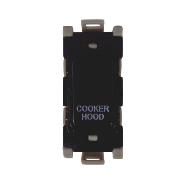 Deta G3560BK Grid Switch 20 Amp Double Pole marked 'Cooker Hood' (Black ...