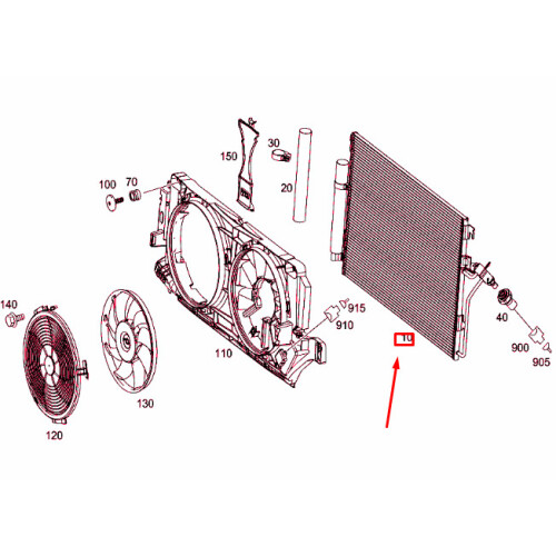 MERCEDES-BENZ SPRINTER 906 Air Conditioning Condenser A9065000054 NEW ...