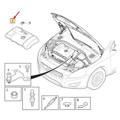VOLVO V60 MK1 Engine Cover Casing 31338797 NEW GENUINE on OnBuy