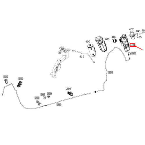 MERCEDES-BENZ E C238 Activated Charcoal Filter A2054702502 NEW GENUINE ...