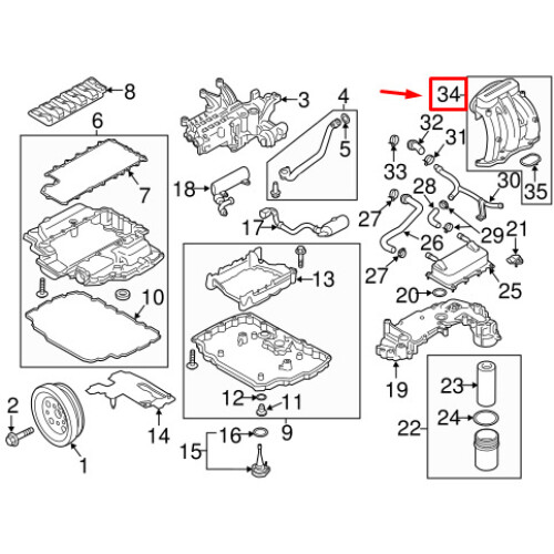 PORSCHE BOXSTER 981 Engine Intake Manifold 9A111011532 NEW GENUINE on OnBuy