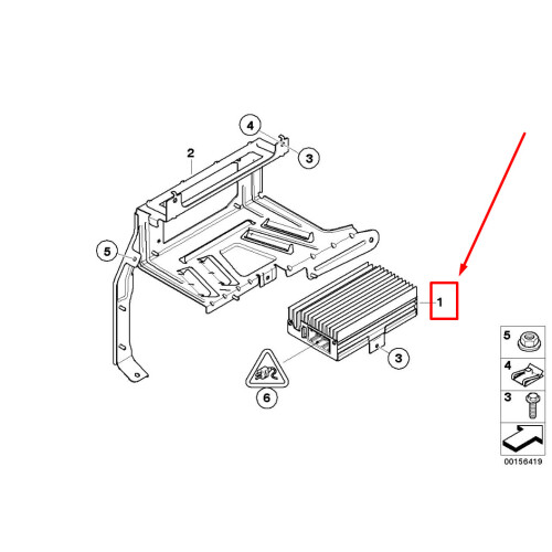 BMW X5 E70 Hifi System Amplifier 2622681 65122622681 NEW GENUINE on OnBuy