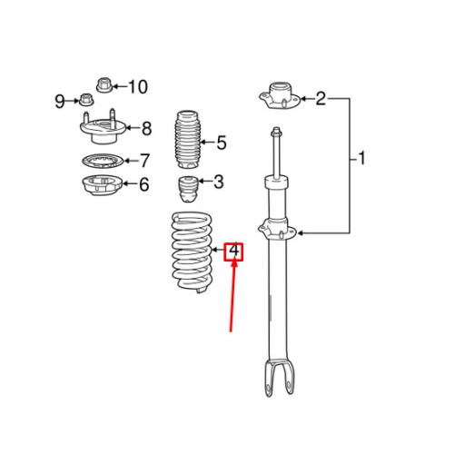 MERCEDES-BENZ E W213 Front Coil Spring A2133210104 NEW GENUINE on OnBuy