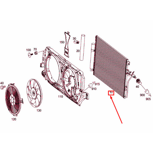 MERCEDES-BENZ SPRINTER 906 A/C Condenser A9065000554 NEW GENUINE on OnBuy