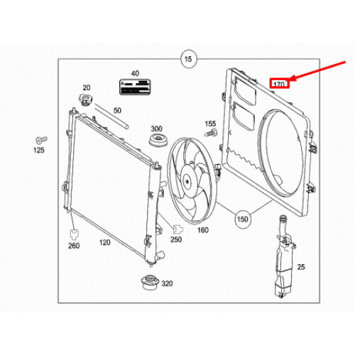 SMART FORFOUR 454 Fan Shroud A4545000055 NEW GENUINE on OnBuy