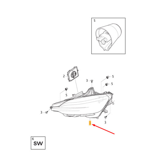 VOLVO V60 MK2 Front Left Headlight RHD 32338005 NEW GENUINE on OnBuy