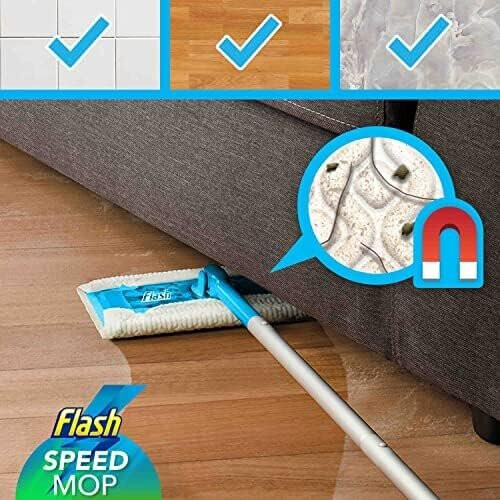 Flash Floor Cleaner Speedmop Starter Kit, Fast Easy & Hygienic Floor ...