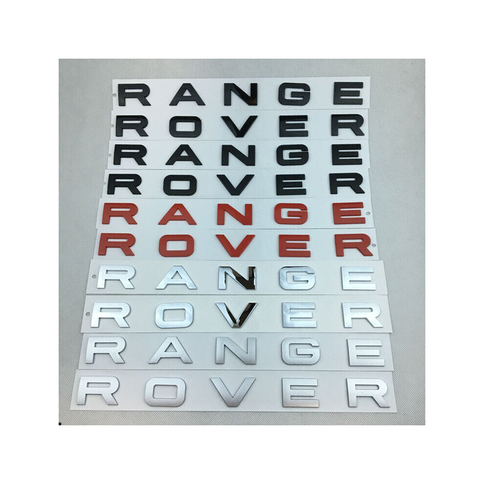(Glossy Black) RANGE ROVER car logo sticker badge emblems on OnBuy
