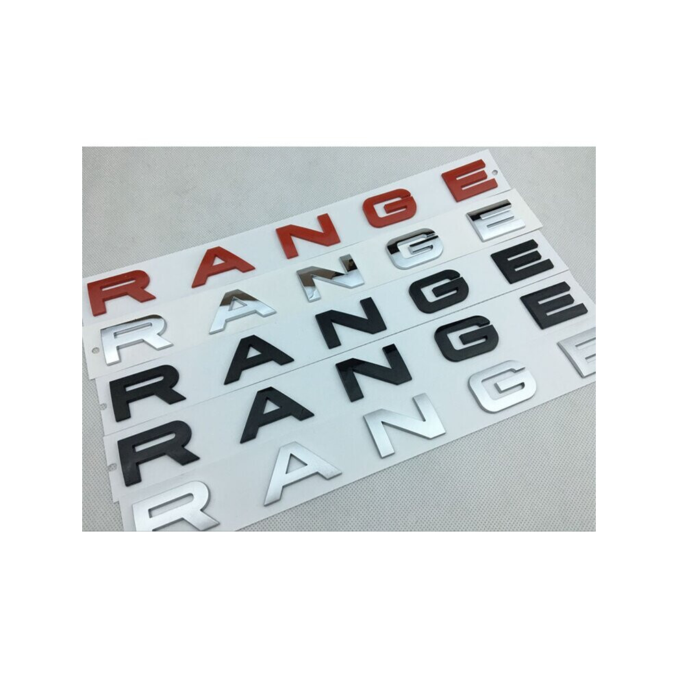 (Glossy Black) RANGE ROVER car logo sticker badge emblems on OnBuy