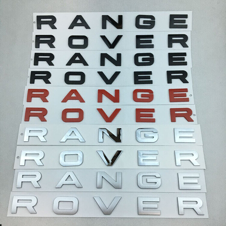 (Red) RANGE ROVER car logo sticker badge emblems on OnBuy