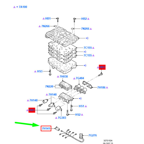 FORD FOCUS MK2 Transmission Oil Temp Sensor 3430879 F1DP-7H141-AA NEW ...