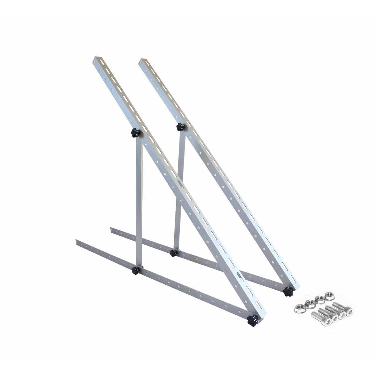 Adjustable Angle Solar Panel Mounting Frame Brackets Shed Boat Ground ...