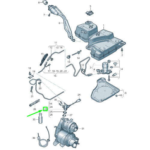VOLKSWAGEN PASSAT B8 3G AdBlue Injector 03N131113D NEW GENUINE on OnBuy