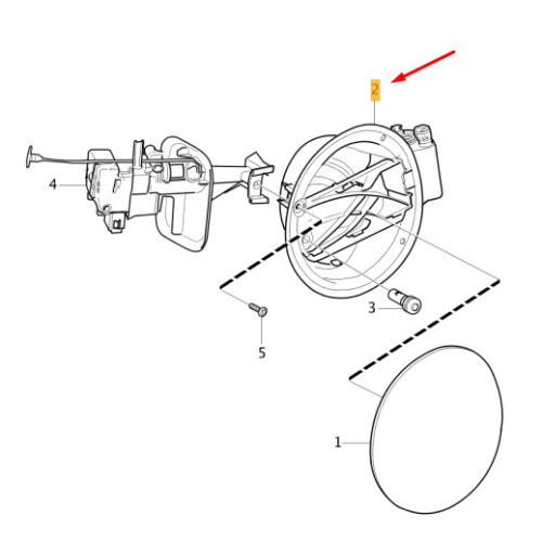 VOLVO V40 Fuel Tank Filler Housing 31278862 NEW GENUINE on OnBuy