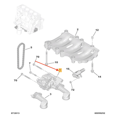 PEUGEOT 3008 Engine Oil Pump 9807727980 NEW GENUINE on OnBuy