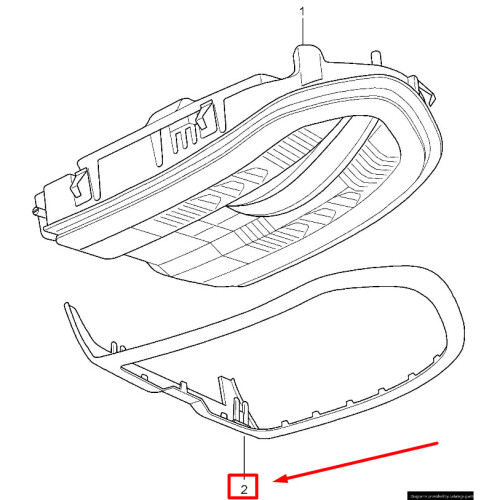 PORSCHE MACAN 95B Roof Console Trim 7PP.919.317 3T0 7PP919317 3T0 NEW ...