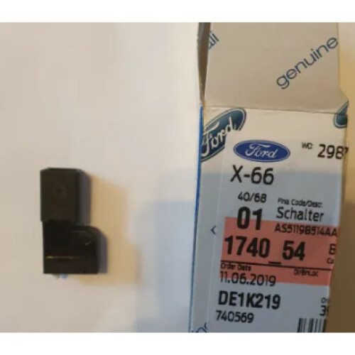 FORD KA MK2 Rear Boot Tailgate Lock Switch 1740854 AS51-19B514-AA NEW ...