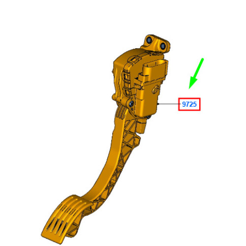 FORD KUGA MK1 C394 Accelerator Pedal RHD 1544418 3M51-9F836-DH NEW ...