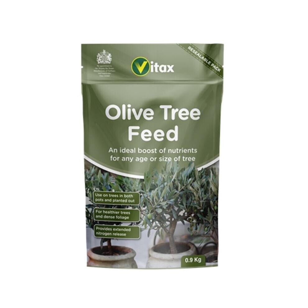 Vitax Olive Tree Feed Food Fertiliser 0.9kg Boosts fruiting, For Any ...