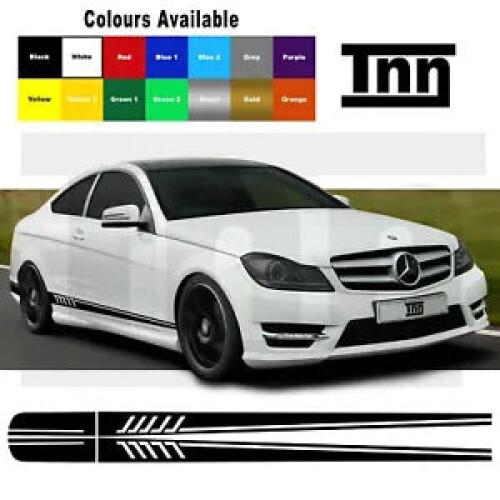 Side Stripe For AMG C63 Edition 1 Decals Stickers Mercedes Benz C Class ...