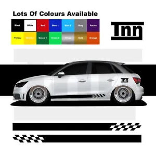 For Audi A1 S1 RS1 Stickers Side Stripes Sticker Graphics Graphic ...