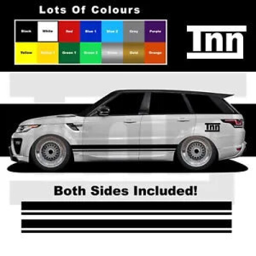 Stickers For RANGE ROVER SPORT SIDE STRIPES HSE 4X4 Decals Graphics SVR ...