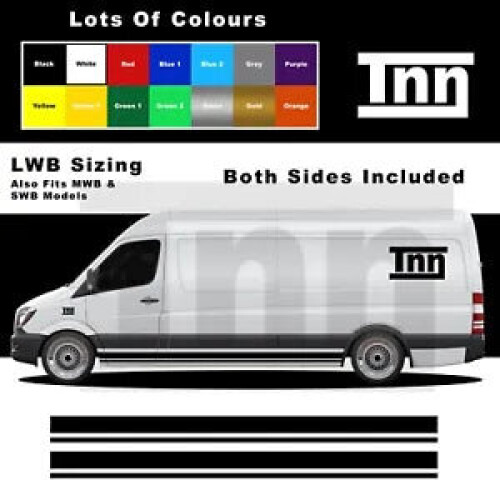 Side Stickers For Mercedes Sprinter LWB SWB MWB Camper Van Motorhome ...