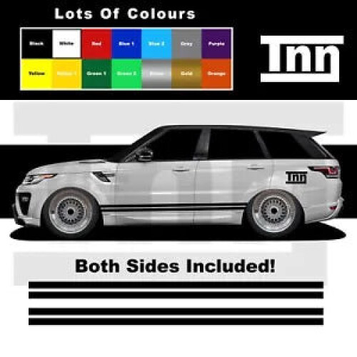 Stickers For RANGE ROVER SPORT SVR SIDE STRIPES HSE 4X4 Decals Graphics ...