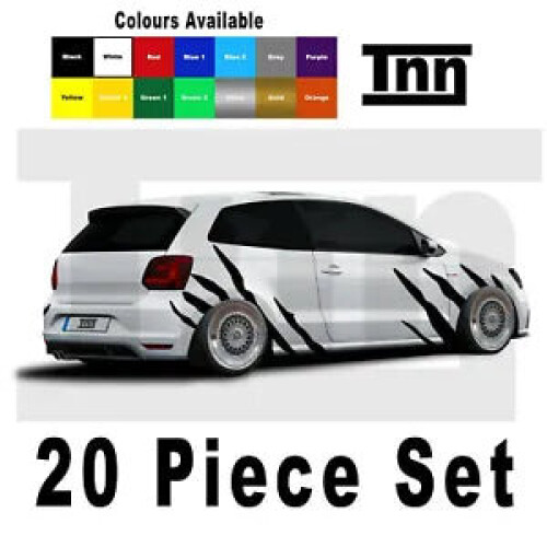 VW Golf Polo Lupo Sticker GTD GTI R Line GT Tiger Stripes Scirocco ...