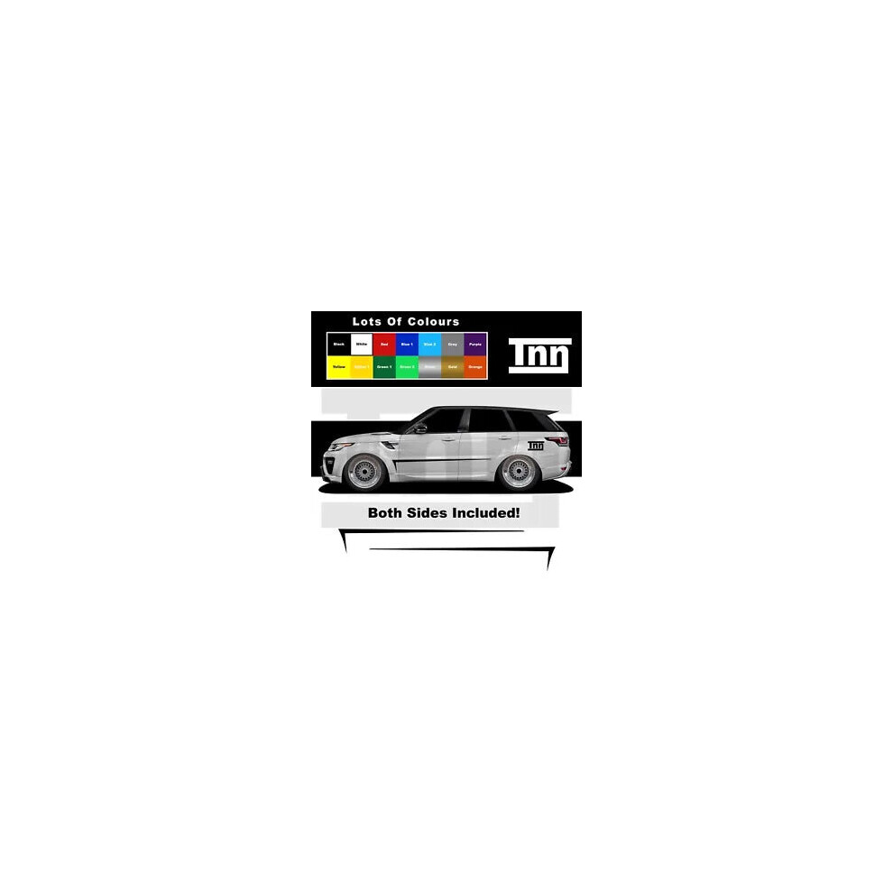 Stickers For RANGE ROVER SPORT SIDE STRIPES HSE 4X4 Decals Graphics SVR ...