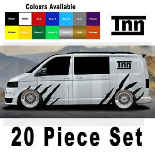 Stripes Stickers For VW Volkswagen Transporter T4 T5 Campervan Graphics ...