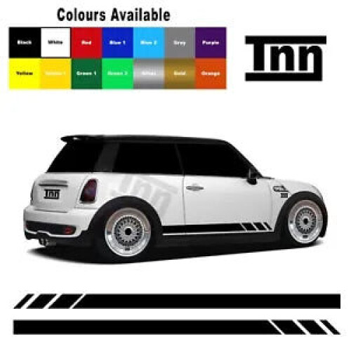 Stickers For Mini Cooper S One Clubman Side Stripe Graphics Stripes ...