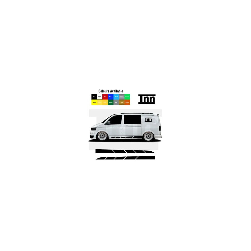 Stripe Stickers Vinyl Sticker Decals for VW Transporter T4 T5 T6 Side ...