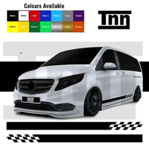 for Mercedes Vito Decals Stickers Graphics Vinyl Van Sticker Side ...