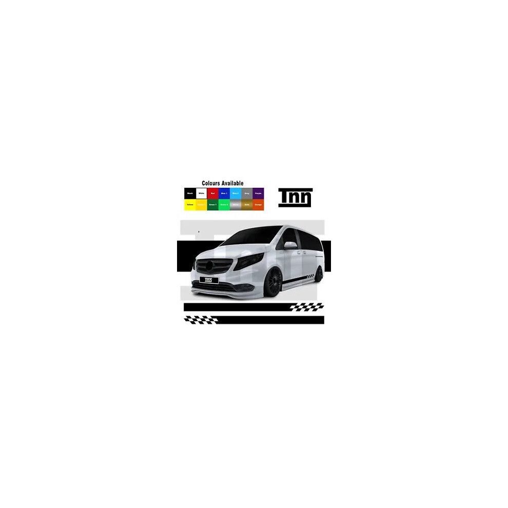for Mercedes Vito Decals Stickers Graphics Vinyl Van Sticker Side ...