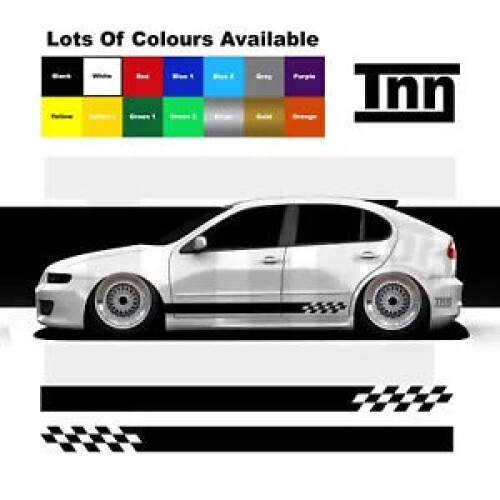 Stickers For Seat Leon Cupra R Mk1 Mk2 Ibiza Vinyl Side Stripes ...