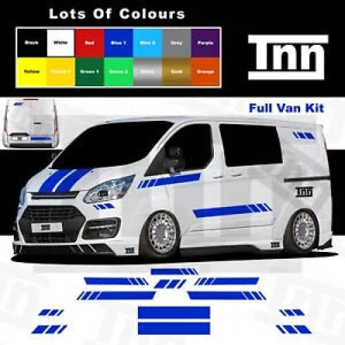 NEW LISTINGStickers For Ford Transit Custom Side Stripes Decals ...