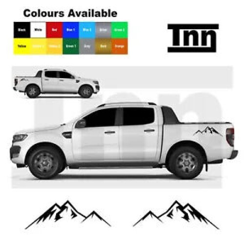 Stickers For Ford Ranger Raptor Side Decal Stickers Decals 4x4 Off Road ...