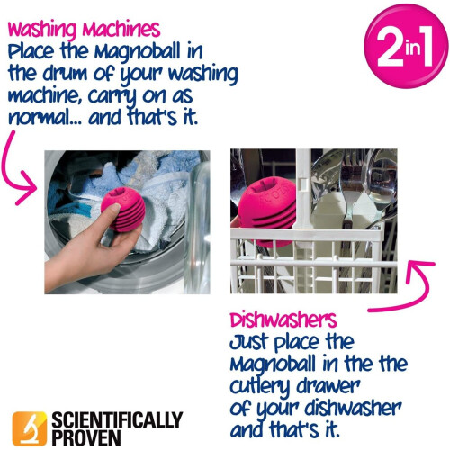 Ecozone Magnoball Anti-Limescale Device for Dishwashers & Washing ...