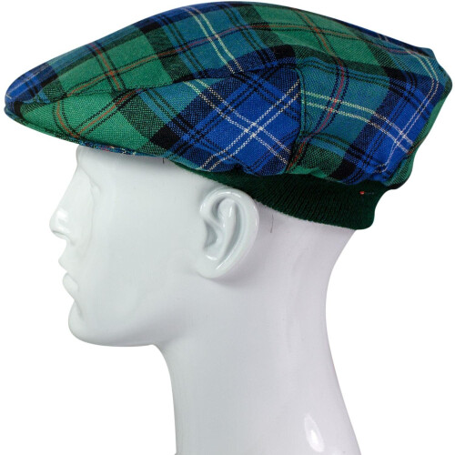 Mens Tartan Flat Cap Urquhart Ancient Tartan Plaid Design Mens and ...