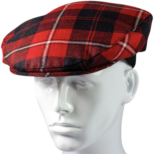 Mens Tartan Flat Cap Cunningham Modern Tartan Plaid Design Mens and ...