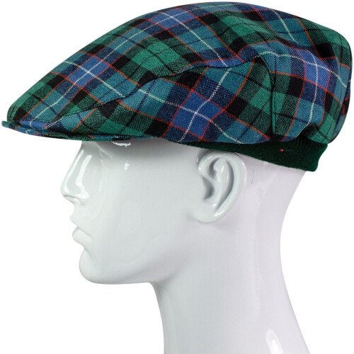 Mens Tartan Flat Cap Galbraith Ancient Tartan Plaid Design Mens and ...