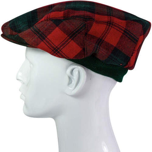 Mens Tartan Flat Cap Kerr Modern Tartan Plaid Design Mens and Womens ...