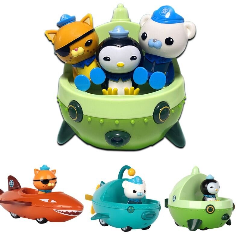 Figure Octonauts Action Toys Shark Boat Ship Pullback Vehicles Model ...