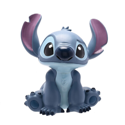 Disney Lilo Stitch Resin Free Standing Blue Resin Money Box Bank on OnBuy