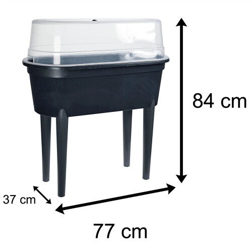 Mini Greenhouse Raised Planter With Cover Grow Table | Indoor Outdoor ...